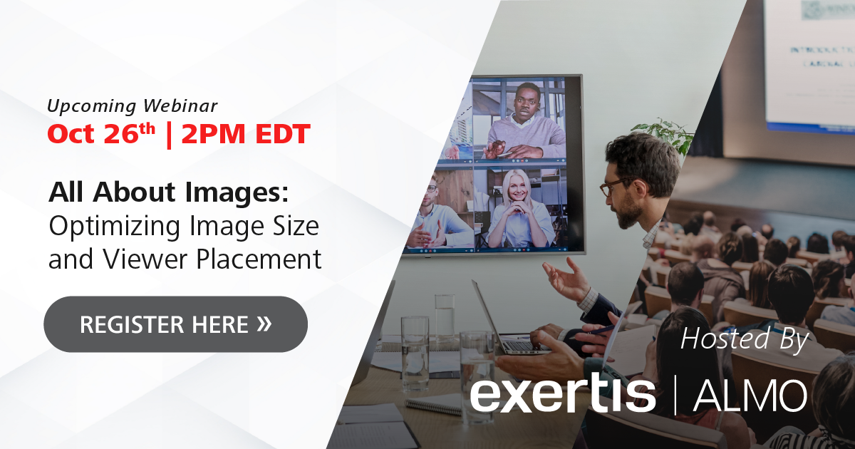WEBINAR: All About Images; Optimizing Image Size & Viewer Placement | AVIXA Xchange